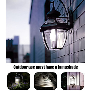 Emotionlite Dusk to Dawn Sensor Light Bulbs Outdoor,Neutral White LED Bulbs, 60 Watt Equivalent, Automatic On/Off, Porch, Patio,Garage, Hallway, Basement, A19 Size, 9W, E26 Medium Base (3 Pack)