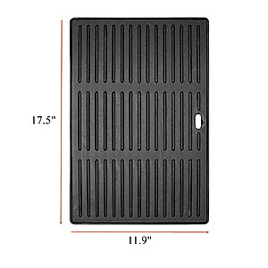 SafBbcue Griddle and Grates for Spirit 300 Series Gas Grills Weber Spirit E310 Grill Parts 7638 Enameled Cast Iron
