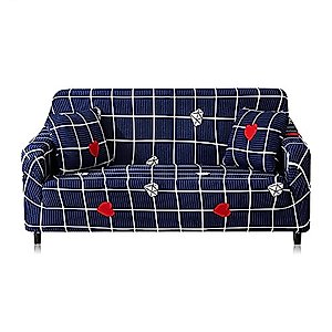 Couch Cover Elastic Geometric Patterns Sofa Cover Slipcovers Sofa Slipcover Home Decoration Sofa Protector A8 4 Seater