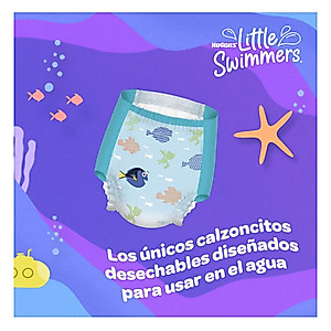 Huggies Little Swimmers Disposable Swim Diapers, Swimpants, Size 3 Small (16-26 lb.), 12 Ct. (Packaging May Vary)