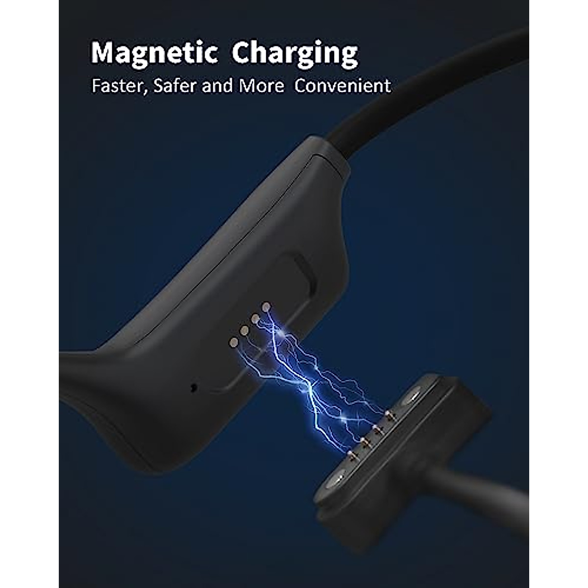 Bone Conduction Headphones, IPX7 Waterproof Open Ear Headphones with 32G MP3 Player Bluetooth 5.3 Wireless Headset Sport Headphones with Built-in Mic, Sweatproof Headset for Running, Cycling