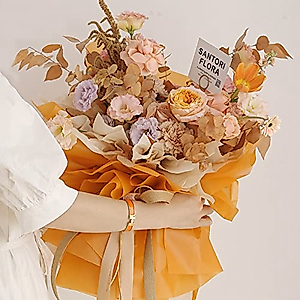 120 Sheet Assorted Orange Thanksgiving Tissue Paper Bulk, 15 x 20 Inch Fall Paper Gift Wrap Tissue Paper Autumn Art Paper Crafts for Harvest Fall Thanksgiving DIY Craft Gift Bags Decorations