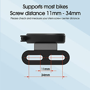 Out-Front Bike Phone Mount, Universal Aluminum Bike Cell phone Holder with Adapter, Mountain Bike Quick Install Stem Phone Mount for iPhone 13/ 12/ 11 Pro Max, Galaxy and More 4.7 - 7.0" Phone - Gen 2