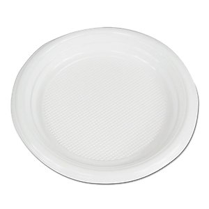 Boardwalk Hi-Impact Plastic Dinnerware, Plate, 6" Dia, White, 1,000/Carton