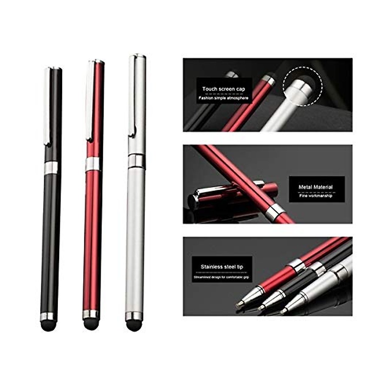 PRO Stylus Capacitive [12pcs] Pen Compatible with Microsoft Surface Duo 2 Upgraded Custom High Precision Touch Full Size