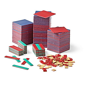 hand2mind Plastic Algebra Tiles Class Set, Algebra Manipulatives, Algebra Tiles X and Y, Linear Algebra, Algebra Tools, Tiles Learning, Algebraic Tiles, Algebra Classroom (Set of 30)