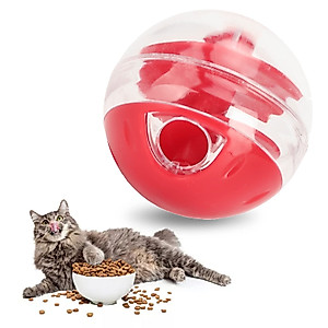 Meal Dispensing Cat Toy, Cat Ball Toy Interactive Cat Toy Meal Dispenser Ball Interactive Cat Ball for Food or Treats Cat Toy Ball for Small or Large Cats