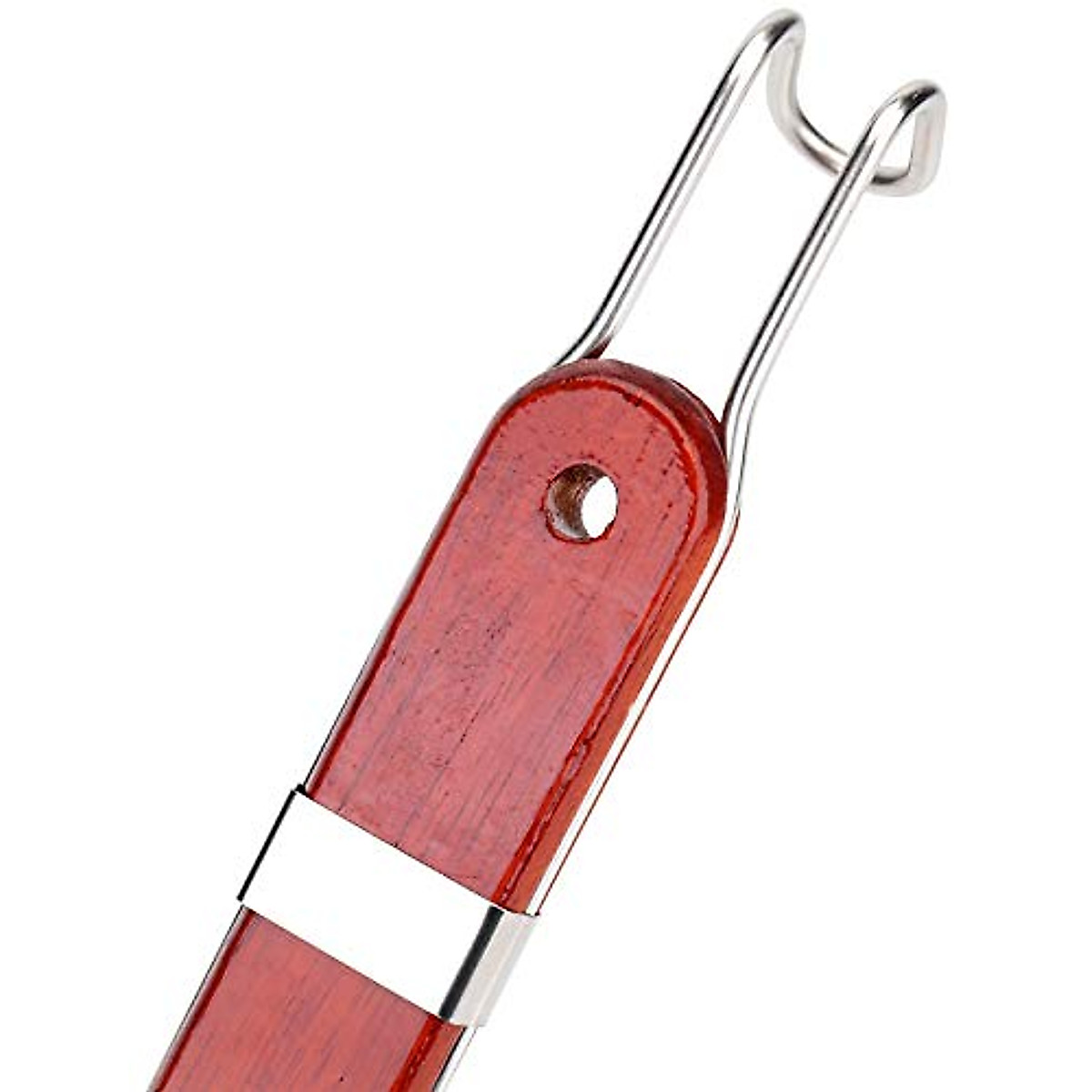 Lawei 3 Packs Mesh Pasta Basket with Wooden Handle Stainless Steel Mesh Spider Strainer for Pasta, Noodles, Dumpling