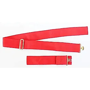 CHALLENGER Horse Blanket Replacement Adjustable 2" Wide Nylon Belly Straps Sets Red 403BS04B