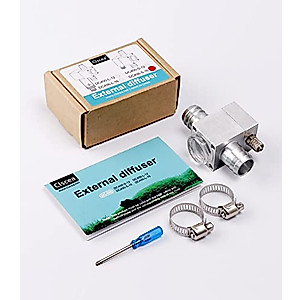 Clscea External Inline CO2 Diffuser Atomizer Aluminum Alloy for Planted Aquarium 16 mm