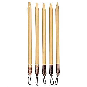 GLOGLOW Comic Dip Pen Set, 5Pcs Calligraphy Dip Pen Set with 5 Nibs Wooden Handler Artist Cartoon Pen Set Cartoon Painting Tool Art Supplies Signature Pen Business Present(Bamboo