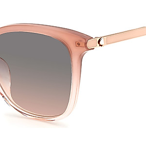 Kate Spade New York Women's Dalila/S Round Sunglasses, Pink/Gray Shaded Pink, 54mm, 17mm