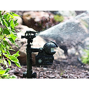 Orbit 62100 Yard Enforcer Motion-Activated Sprinkler with Day & Night Detection Modes,Black