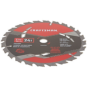 CRAFTSMAN CMAS3725243 3 Pack 7-1/4-In 24-Tooth Carbide Circular Saw Blade