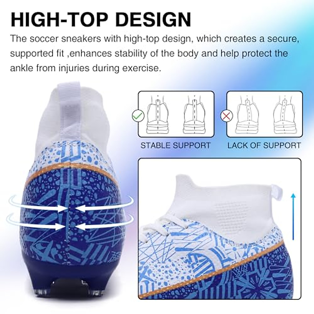 Men's Soccer Shoes Football Cleats Women Tacos De Futbol Para Hombre Turf Futsal Shoes Professional Training Boots AG FG