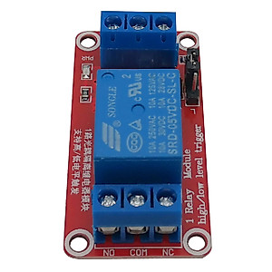 Excelity 5V Relay Module Single Channel DC for DSP AVR PIC ARM DIY Development- 4 Packs