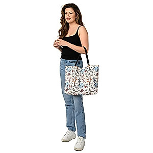 Disney Tote Winnie the Pooh Eeyore Piglet Tigger Beach Print Lightweight Bag