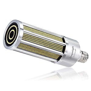 DragonLight 240W Commercial Grade Corn LED Light Bulb Fanless(1000 Watt MH/HPS Replacement) E39 Large Mogul Base LED Lamp 5000K Daylight 32,400Lumen