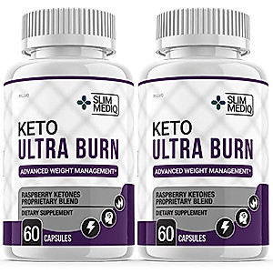 (2 Pack) Keto Ultra Burn Supplement Pills, Advanced Ketogenic Formula (120 Capsules)