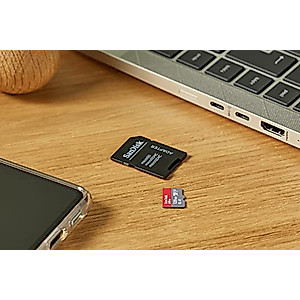 SanDisk 128GB Ultra microSDXC UHS-I Memory Card with Adapter - 120MB/s, C10, U1, Full HD, A1, Micro SD Card - SDSQUA4-128G-GN6MA