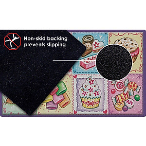 Toland Home Garden 800298 Granny's Goodies Bake Door Mat 18x30 Inch Sweets Outdoor Doormat for Entryway Indoor Entrance