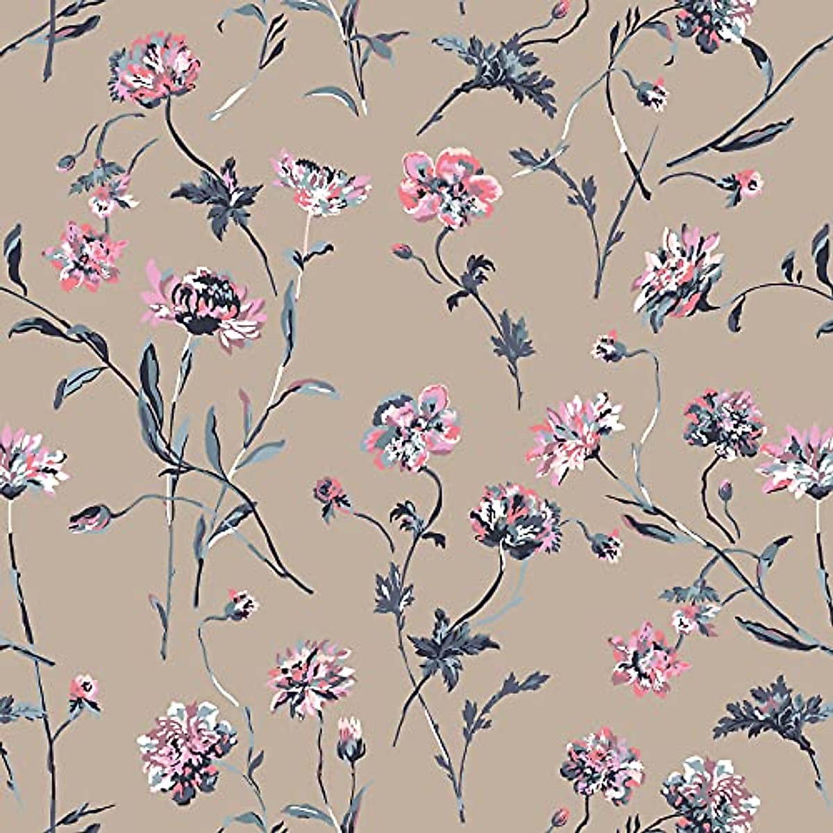 Vera Bradley Women's Performance Twill Medium Travel Duffle Bag, Strawflowers, One Size