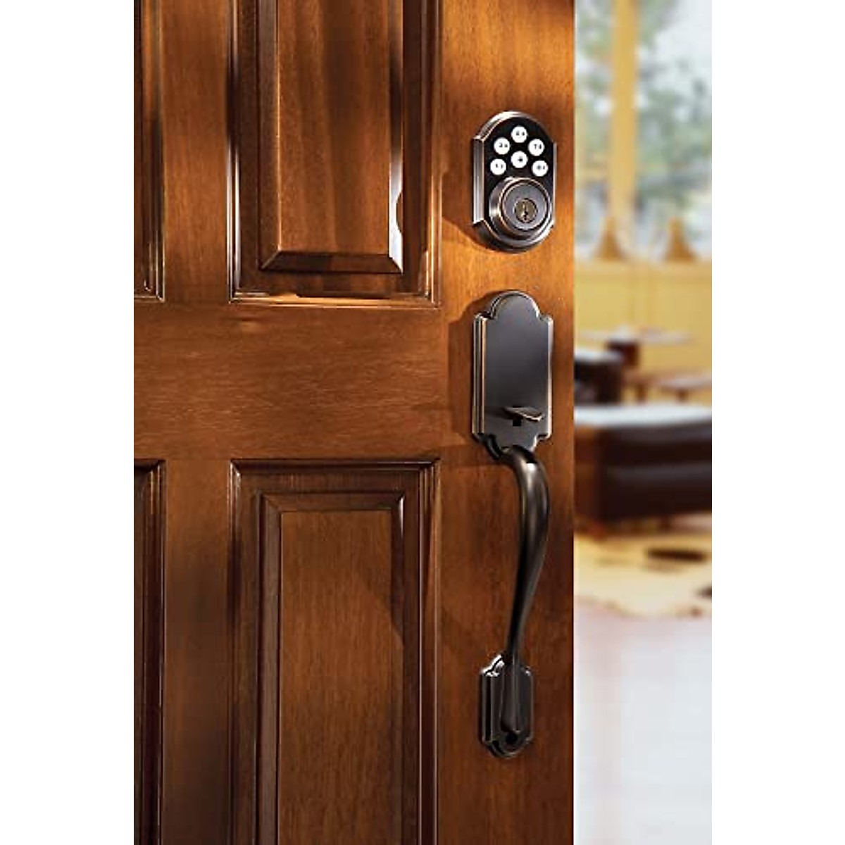 Kwikset 800ANLIP-15SV1 Arlington Handleset Exterior, Satin Nickel