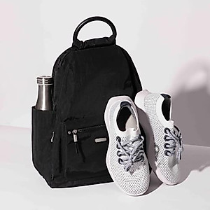 Baggallini womens New Classic Heritage With Rfid Phone Wristlet All Day Backpack, Black, One Size US