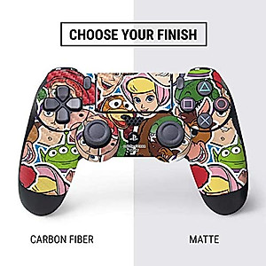 Skinit Decal Gaming Skin Compatible with PS4 Controller - Officially Licensed Disney Toy Story Collages Portrait Design