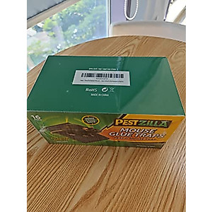Pestzilla Baited Mouse Trap – Professional Strength Glue Rat Trap – 16 Glue Trays - Perfect for Household Pests & Mouse Traps Indoor and Around a Home