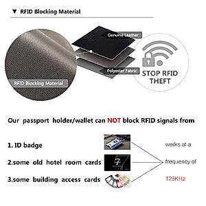 BOSTANTEN Womens Leather Wallets RFID Blocking Large Capacity＆Leather 15.6 inch Laptop Backpack Computer Bag