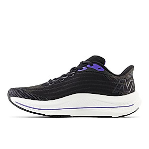 New Balance Women's WWWKELB1 Walking Shoe, Black/Electric Indigo/Grey Violet, 8