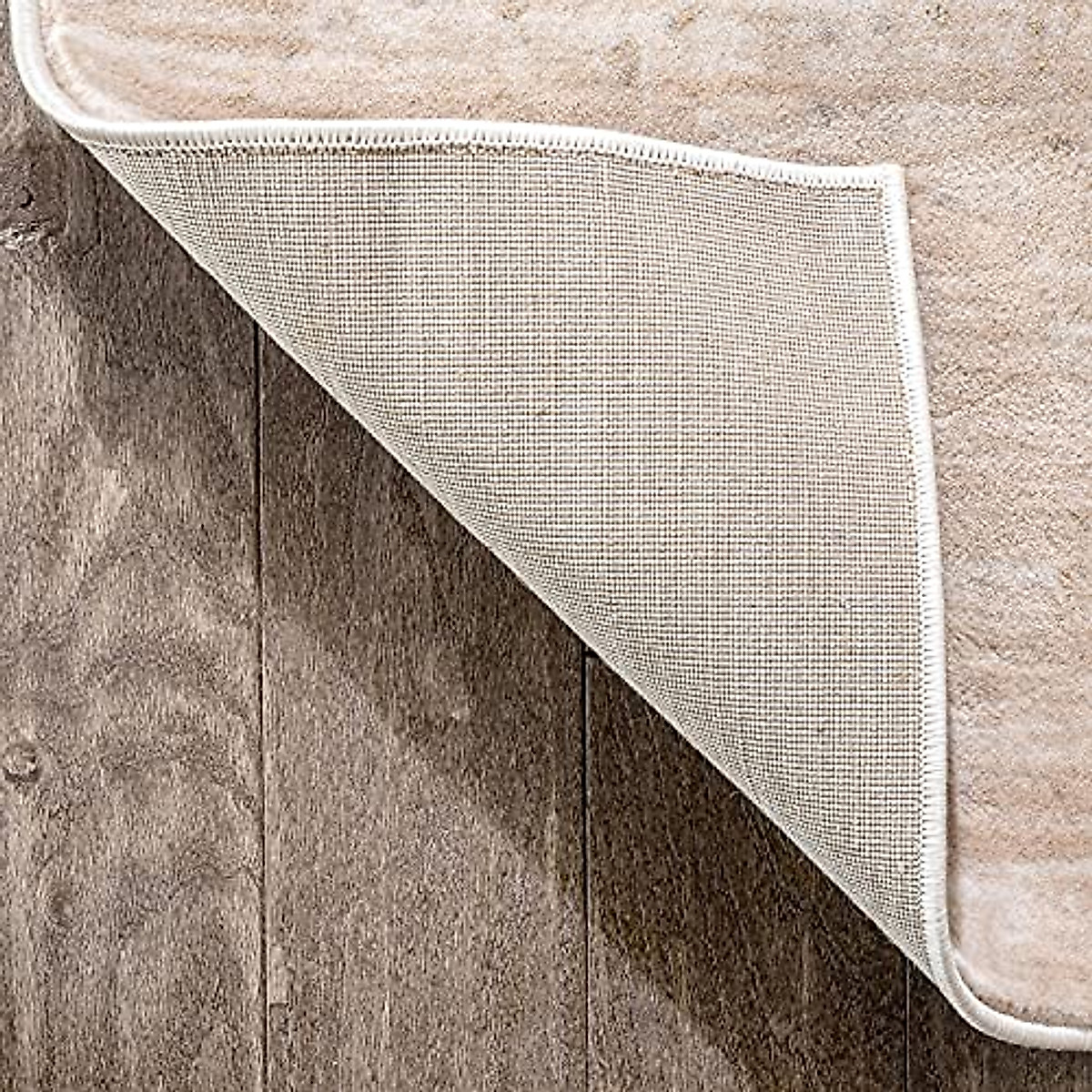 Well Woven Kensington Melange Blue Modern Oriental Medallion Vintage Distressed Area Rug 7'10" x 10'6"