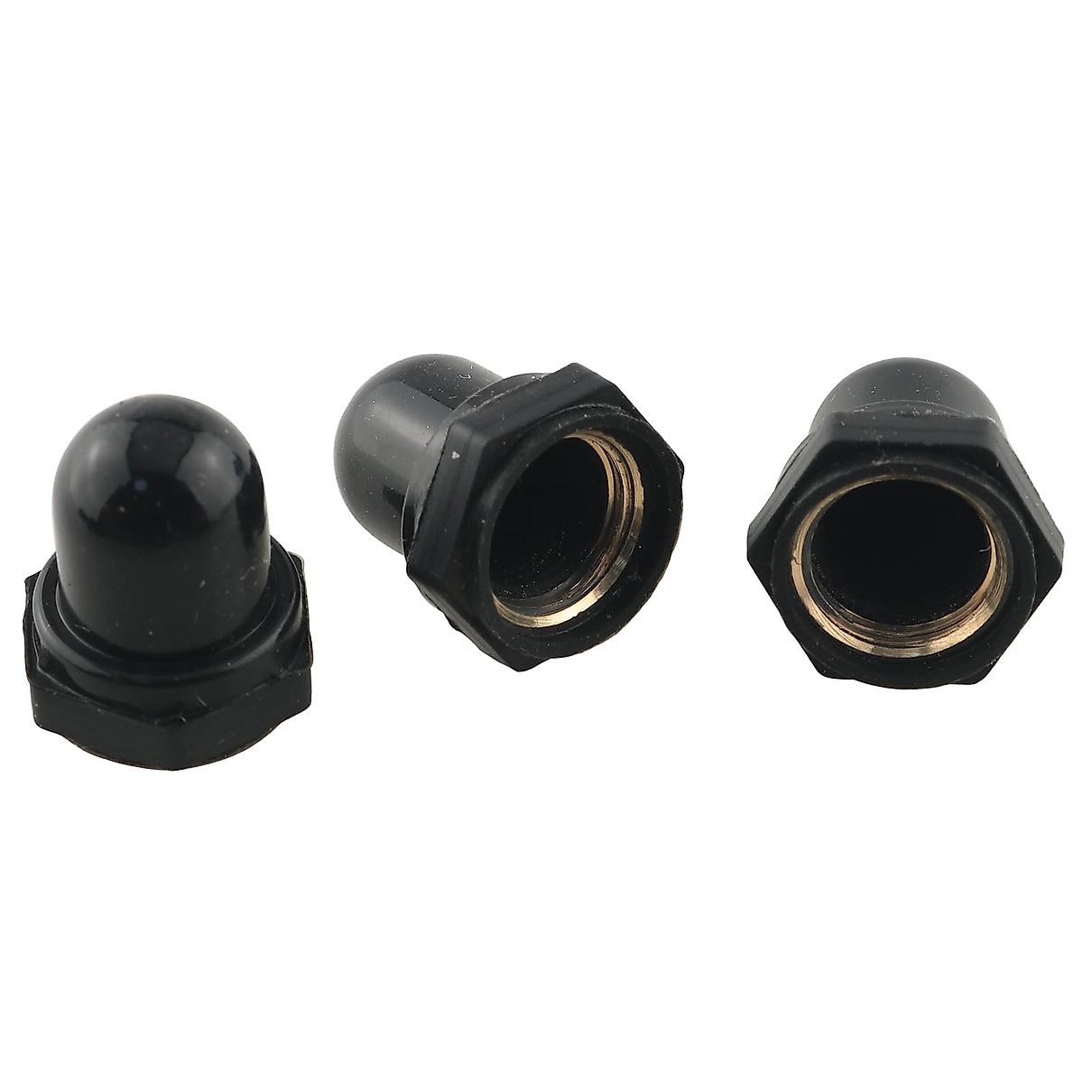 ZCZQC 8PCS Silicone Miniature Overcurrent 88 98 Series Dust Cap Circuit Breaker Waterproof Dirt Resistant Dust Cover Flat Cap ID M11 Black