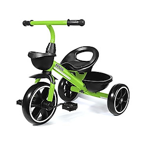 KRIDDO Tricycles Age 24 Month to 4 Years, Toddler Kids Trike for 2.5 to 5 Year Old, Gift for 2-4 Year Olds , Green