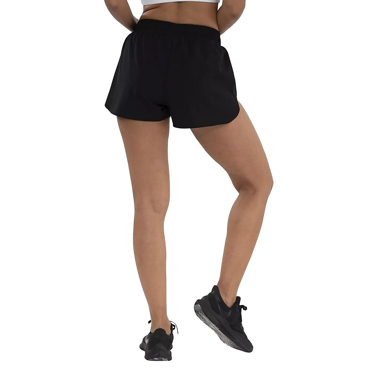 GYMCO | Women's Short StormBreaker - Sports Shorts with Sweat Technology, Shorts for Training. Black/Black