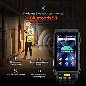 MUNBYN Android Barcode Scanner 082Pro, Android 12 Barcode Scanner, Equipped with Honeywell HS7 Barcode Scanner, and 088P 2024 New Long-Range-Android-Barcode-Scanner, Android 11 PDA, Zebra 4850 Scanner