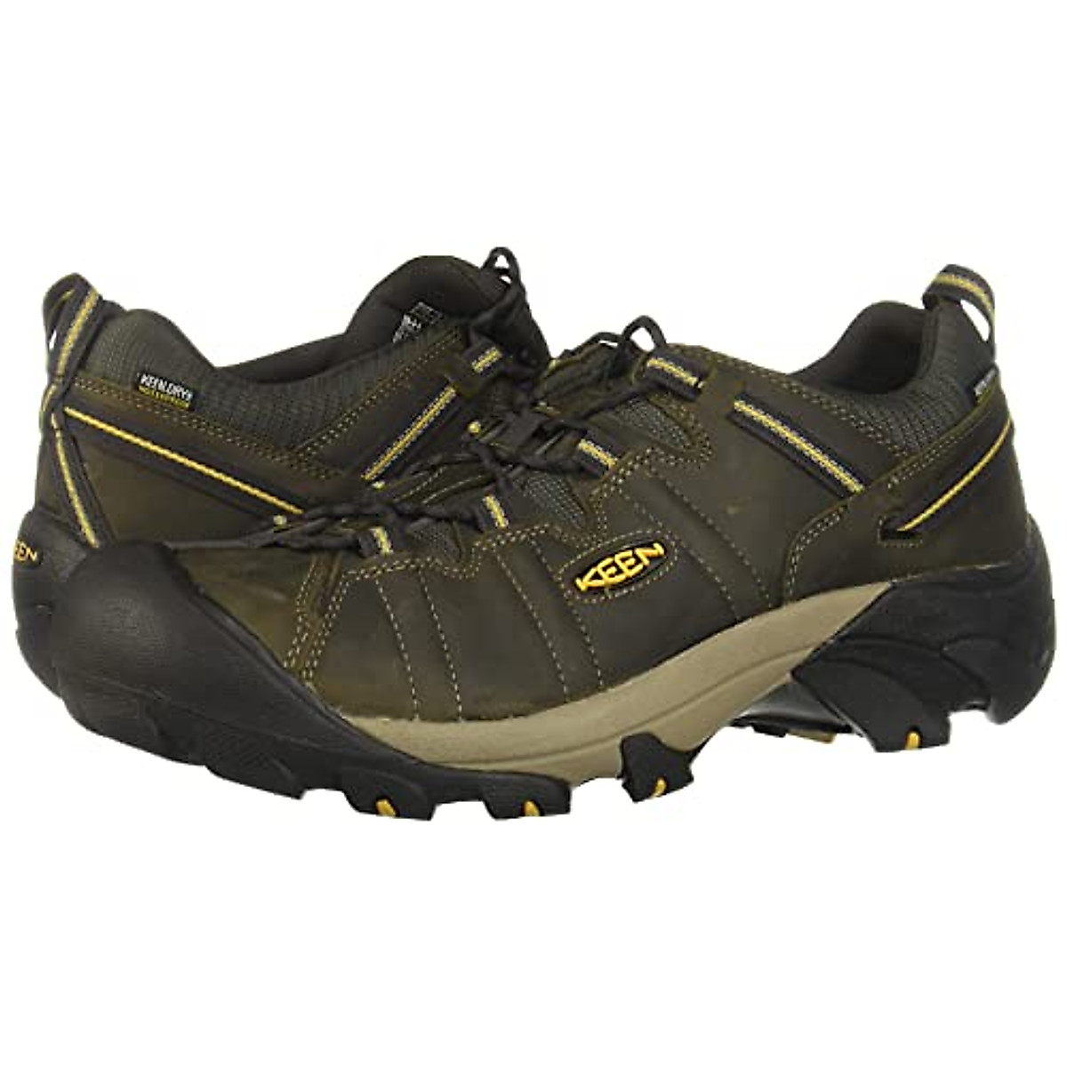 KEEN Men's Targhee II Hiking Shoe, Raven/Tawny Olive - 11 D(M) US