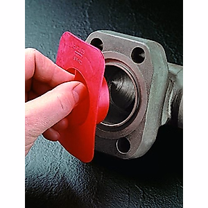 Caplugs 99191876 Plastic Covers for Split-Flange Connections. SFP-24, PE-LD, to fit SAE 3000 lbs. 4 Bolt Hydraulic Flanges. Flange Dash -24 Flange Size 1 1/2", Red (Pack of 100)