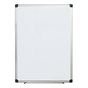 Office Depot® Brand Non-Magnetic Melamine Dry-Erase Whiteboard, 36" x 48", Aluminum Frame with Silver Finish