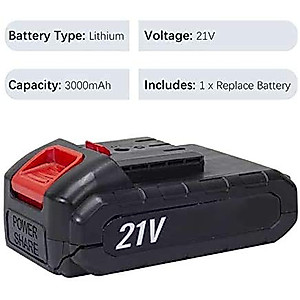 NANDAN 21V Cordless Grass Trimmer with Steel Blades,Electric Grass Brush Cutter Kit, Weed Wacker Battery & Charger Included,for Shrub Garden Grass Or Lawn,21V LithiumBattery