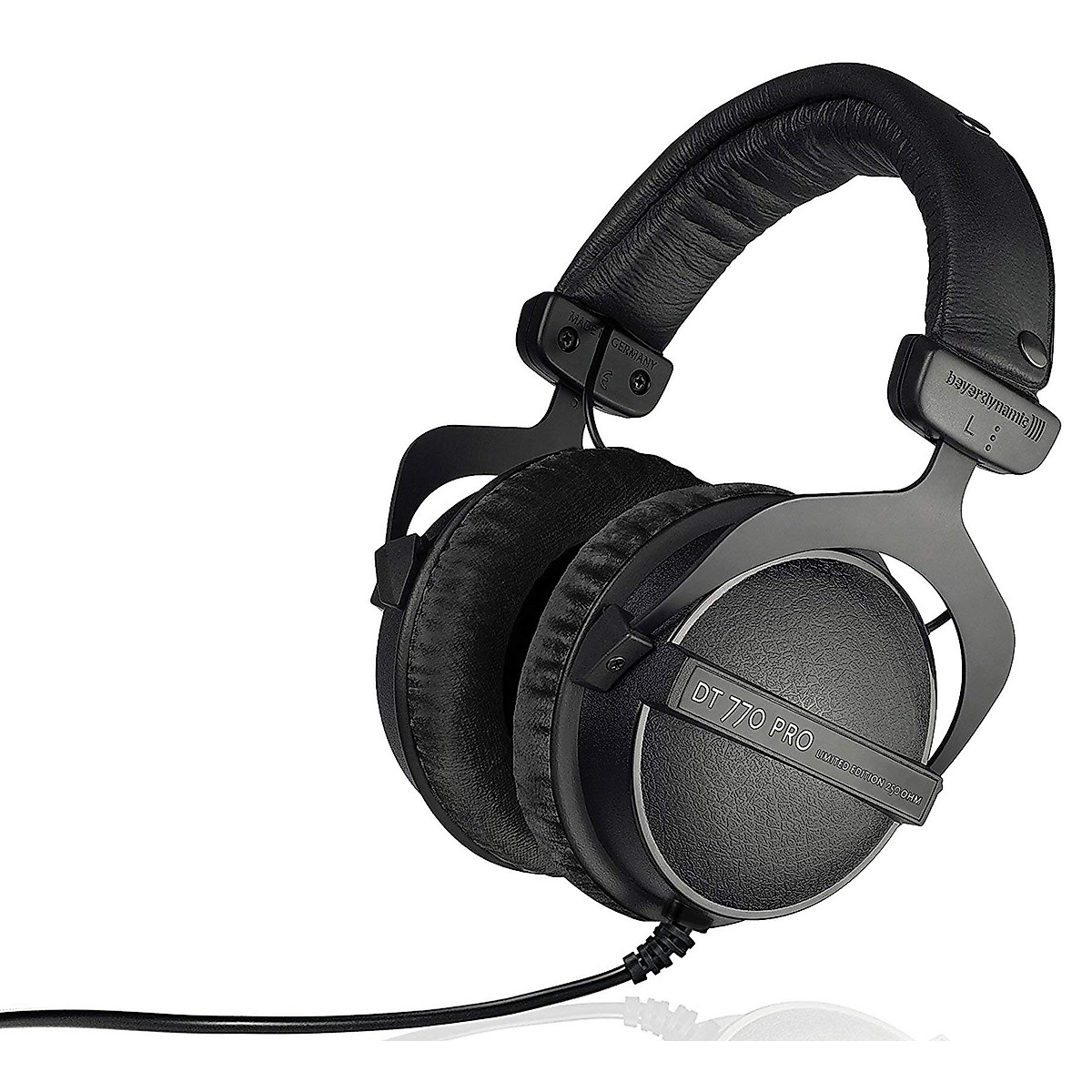 Beyerdynamic DT 770 Pro 250 ohm Professional Studio Headphones (Limited Black Edition) (Renewed)
