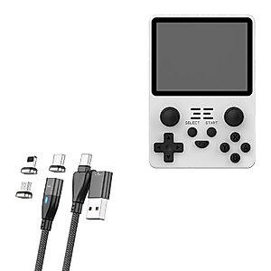 BoxWave Cable Compatible with CredevZone RGB20S (3.5 in) - MagnetoSnap PD AllCharge Cable (100W), Magnet PD 100W Charging Cable USB Type-C Micro USB for CredevZone RGB20S (3.5 in) - Jet Black