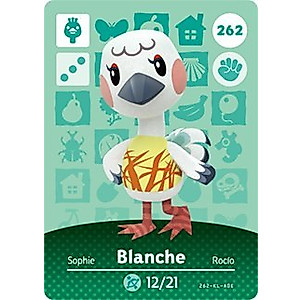 Blanche - Nintendo Animal Crossing Happy Home Designer Amiibo Card - 262 by Nintendo