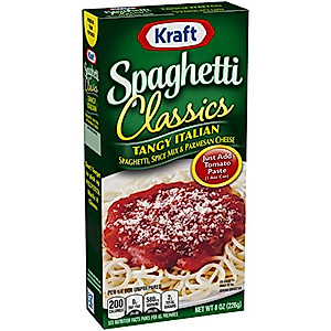 Kraft Tangy Italian Spaghetti Spice Mix & Parm - 8 Ounce (Pack of 3)