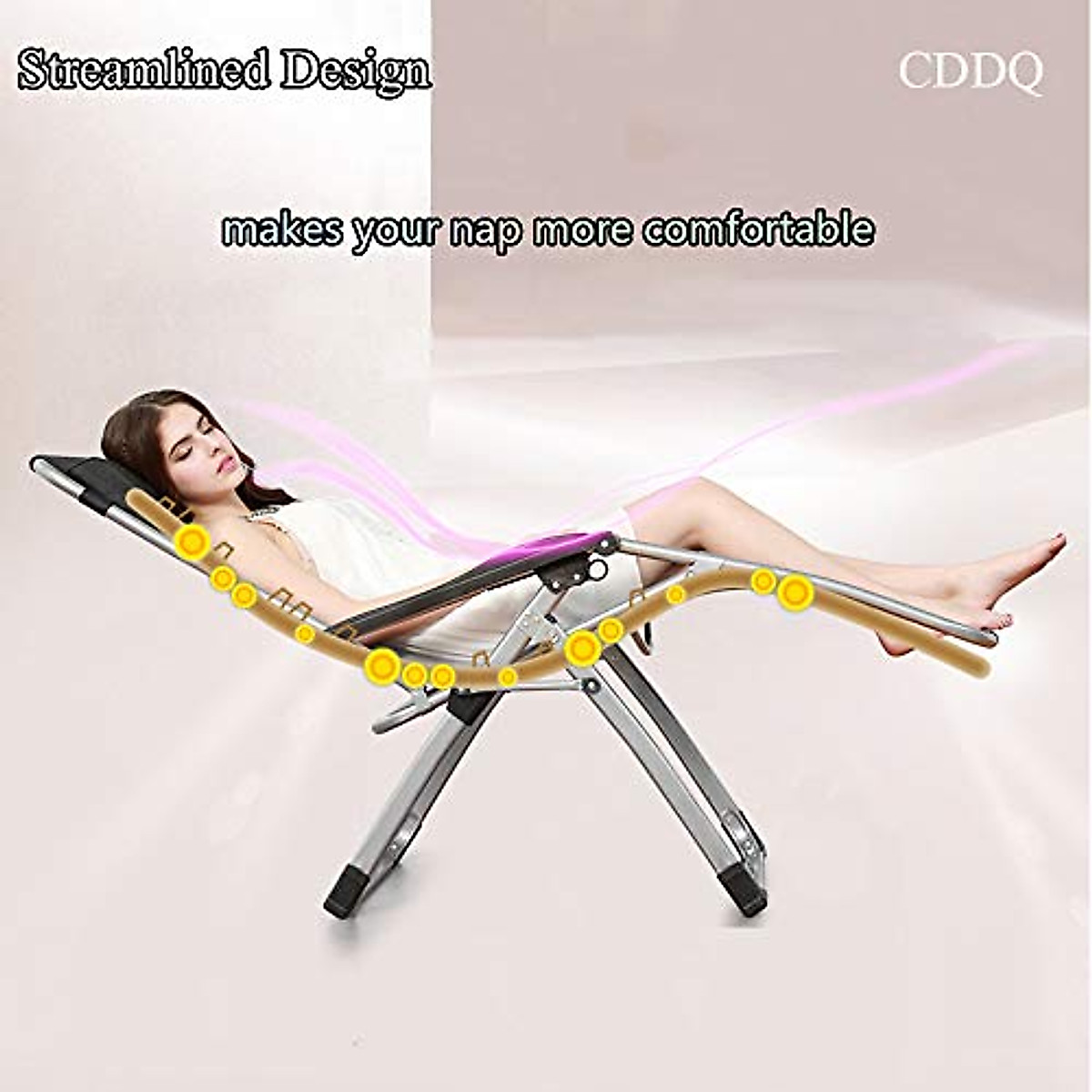 Oversized Zero Gravity Lounge Chairs Recliners,Adjustable,Folding,Purple Padded Reclining Chair Chaise,Supports 550lbs,Suitable for Beach,Patio,Pool,Deck,Garden,Camping