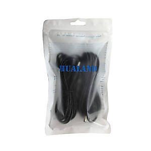 2pcs/Pack 3m/9.84ft Black 5.5mm x 2.5mm DC Plug Extension Cable DC Extension Cable ， 5.5mm x 2.5mm Barrel Male Plug Connector