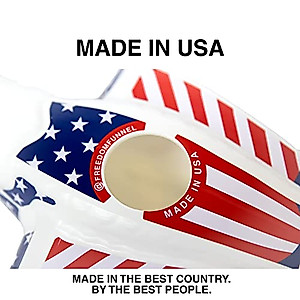 Freedom Funnel Beer Bong - American Eagle Beer Funnel - Patriotic Eagle - Made in USA - College Party Tool - Perfect for Drinking Fast and Loving Your Damn Country - 60 oz Eagle Beer Funnel