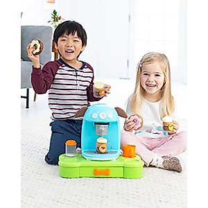 Skip Hop Kids Kitchen Play Set, Zoo Bark-ista Café with Lights & Sounds, 20pc Set