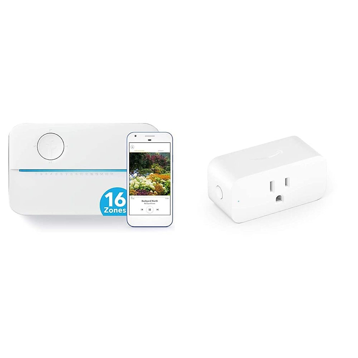 Rachio 16ZULW-C Smart Sprinkler Controller (3rd Generation) + Amazon Smart Plug